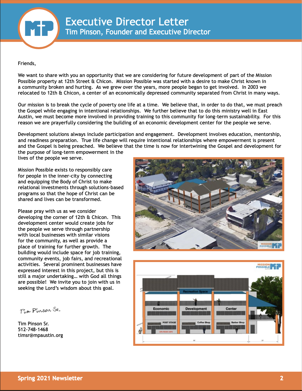 MP’s Spring Newsletter! – Mission Possible Austin